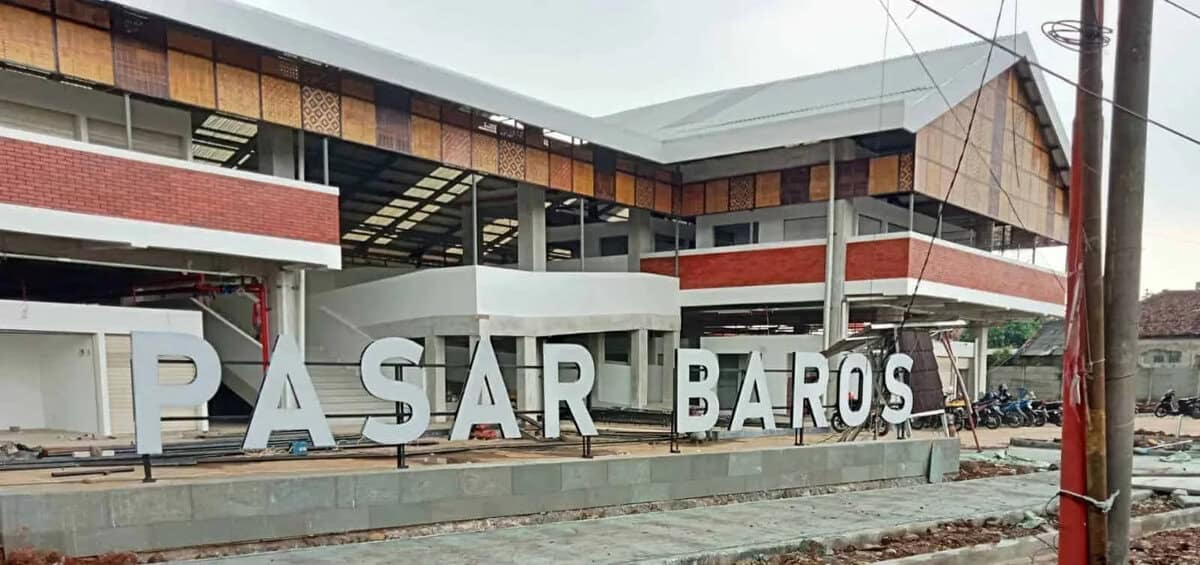 Pasar Baros Rampung, Diskoumperindag Kabupaten Serang Pastikan Kios dan ...